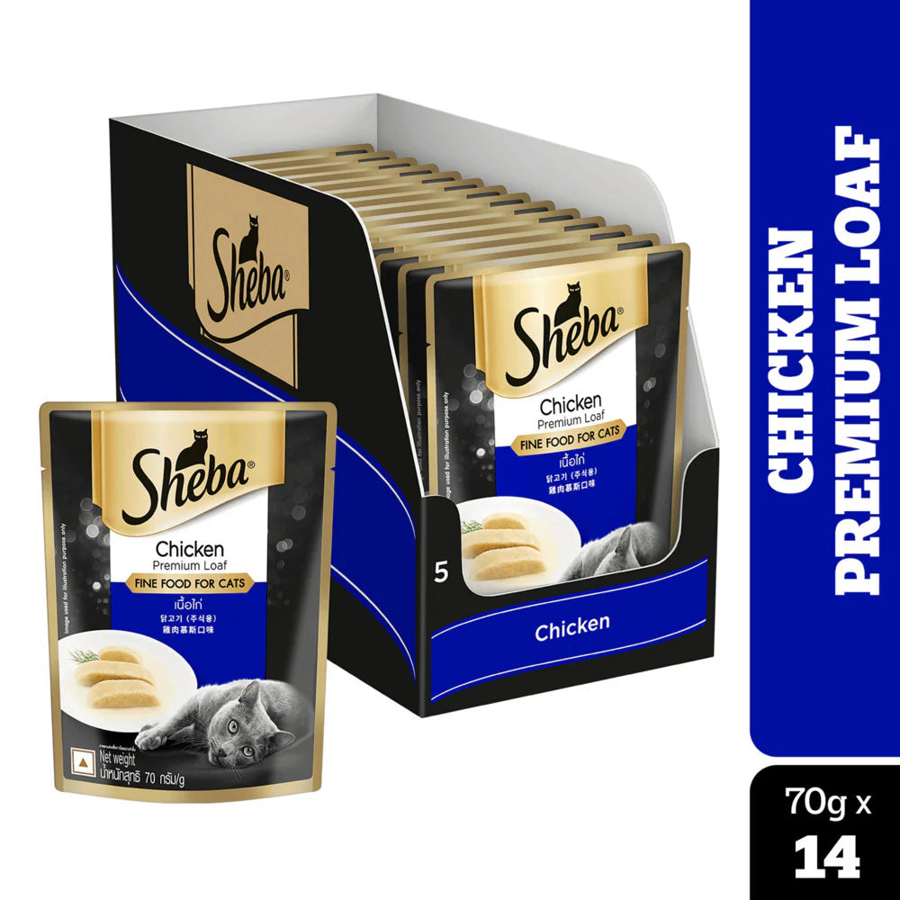 Sheba Chicken Loaf Rich Premium Adult Fine Cat Wet Food – Paw Store